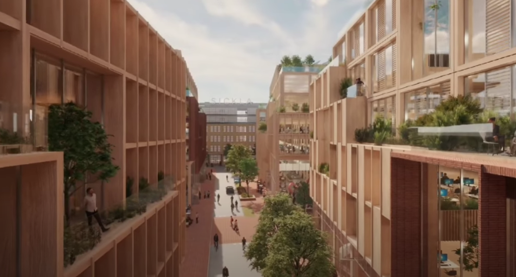 (ВИДЕО) Во Шведска ќе се гради цел мал град од дрво - Алсат ТВ