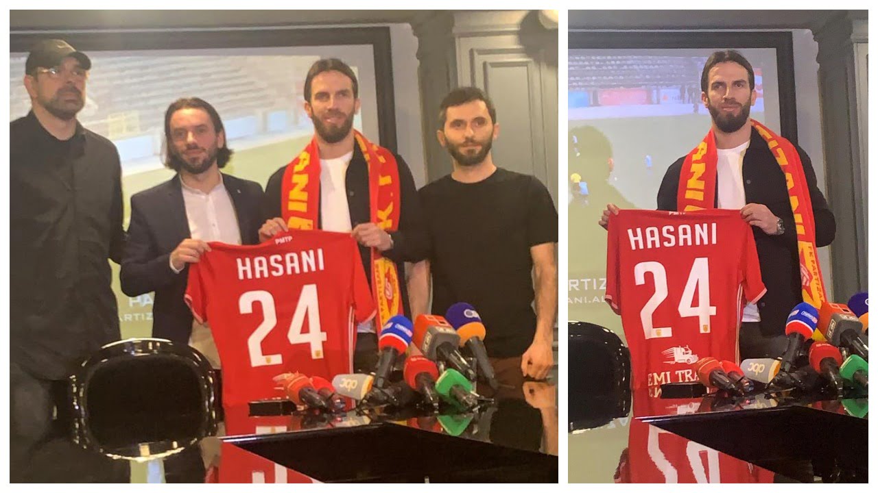 Zyrtare, Ferhan Hasani te Partizani me nr 24 - Alsat