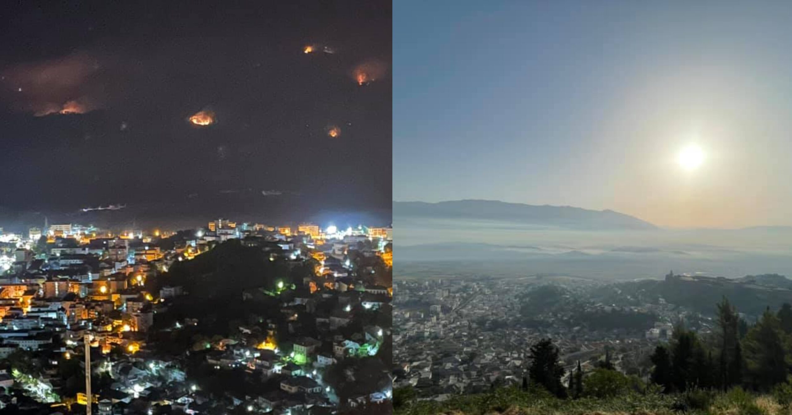 Shuhen zjarret në Gjirokastër - Alsat