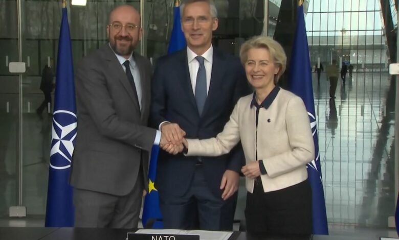 Nënshkruhet deklarata e tretë e BE – NATO - Alsat Nënshkruhet deklarata e tretë e BE – NATO - Alsat