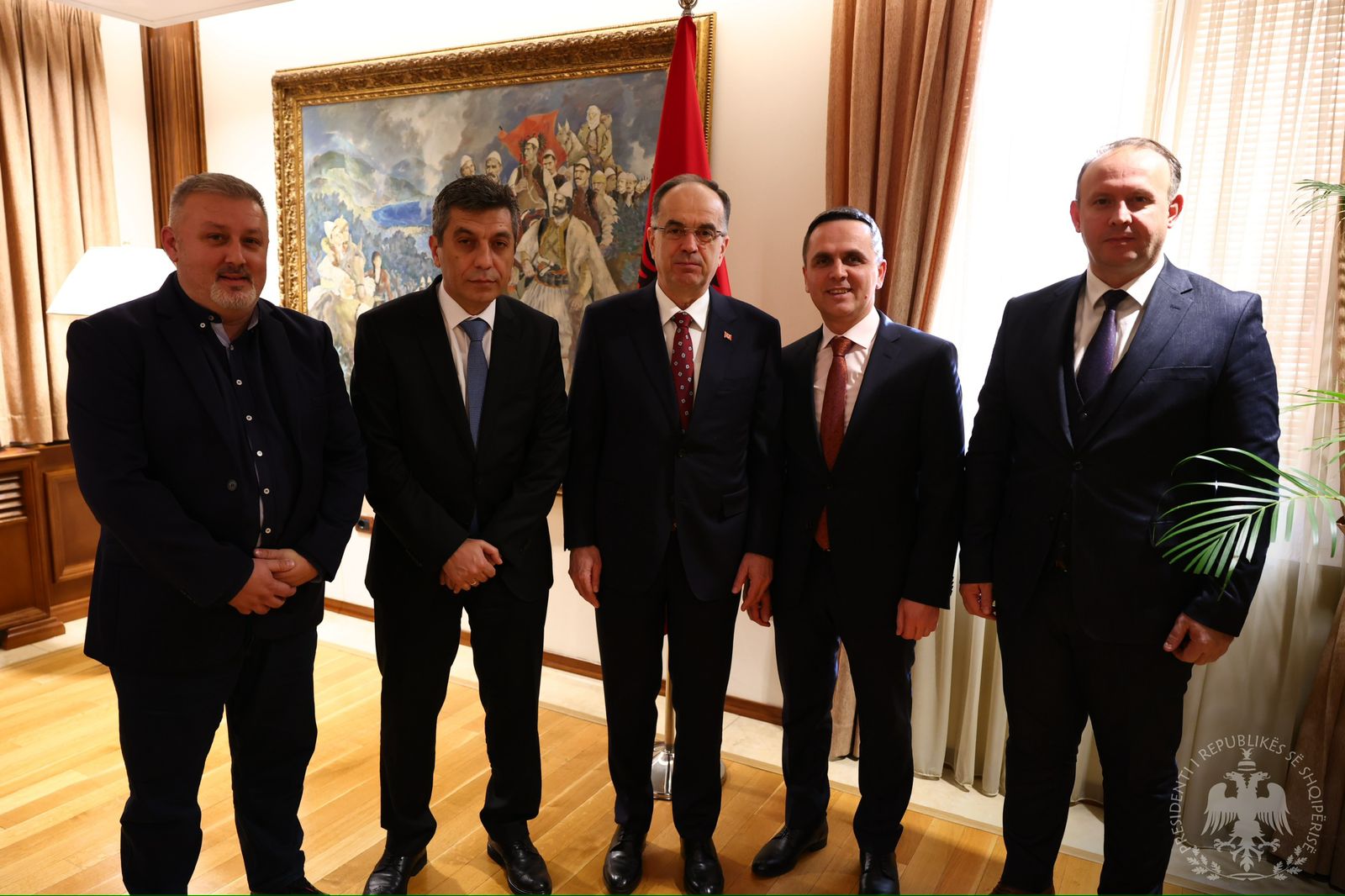 Liderët e LEN-it në takim me presidentin e Shqipërisë, Bajram Begaj - Alsat Liderët e LEN-it në takim me presidentin e Shqipërisë, Bajram Begaj - Alsat