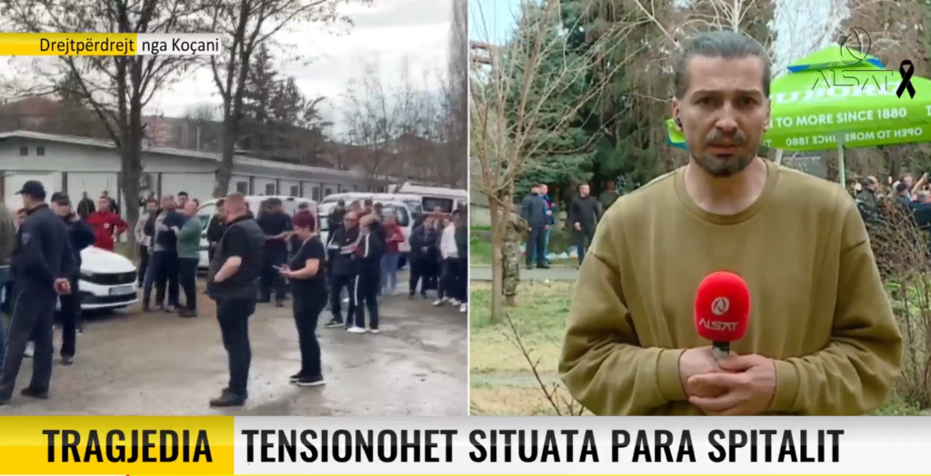 Tensionohet situata në oborrin e Spitalit të Koçanit, familjarët ...