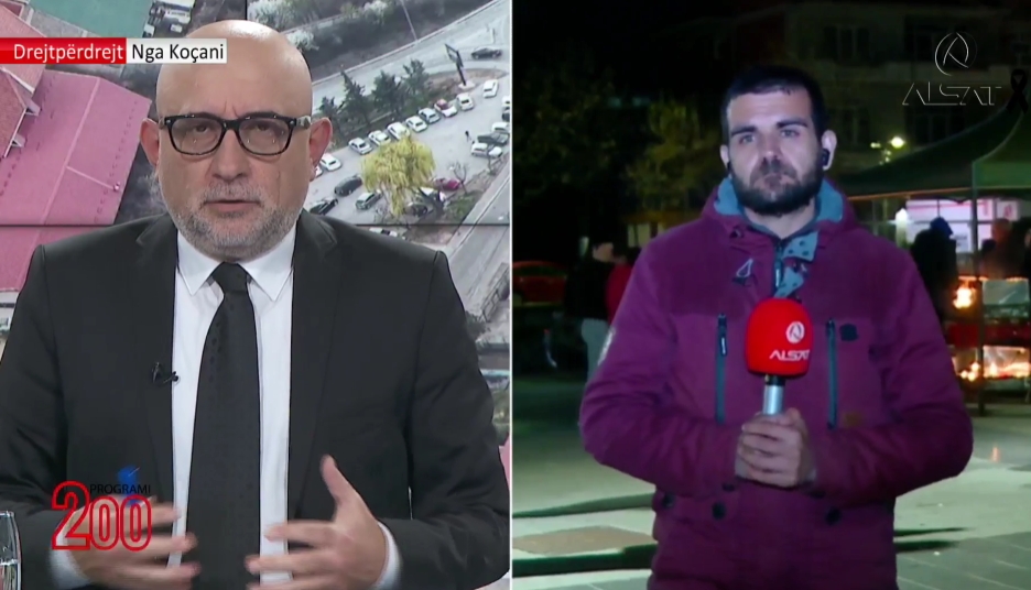 Gazetari Mihailo Donev në lidhje direkte nga Koçani në Programin 200 ...